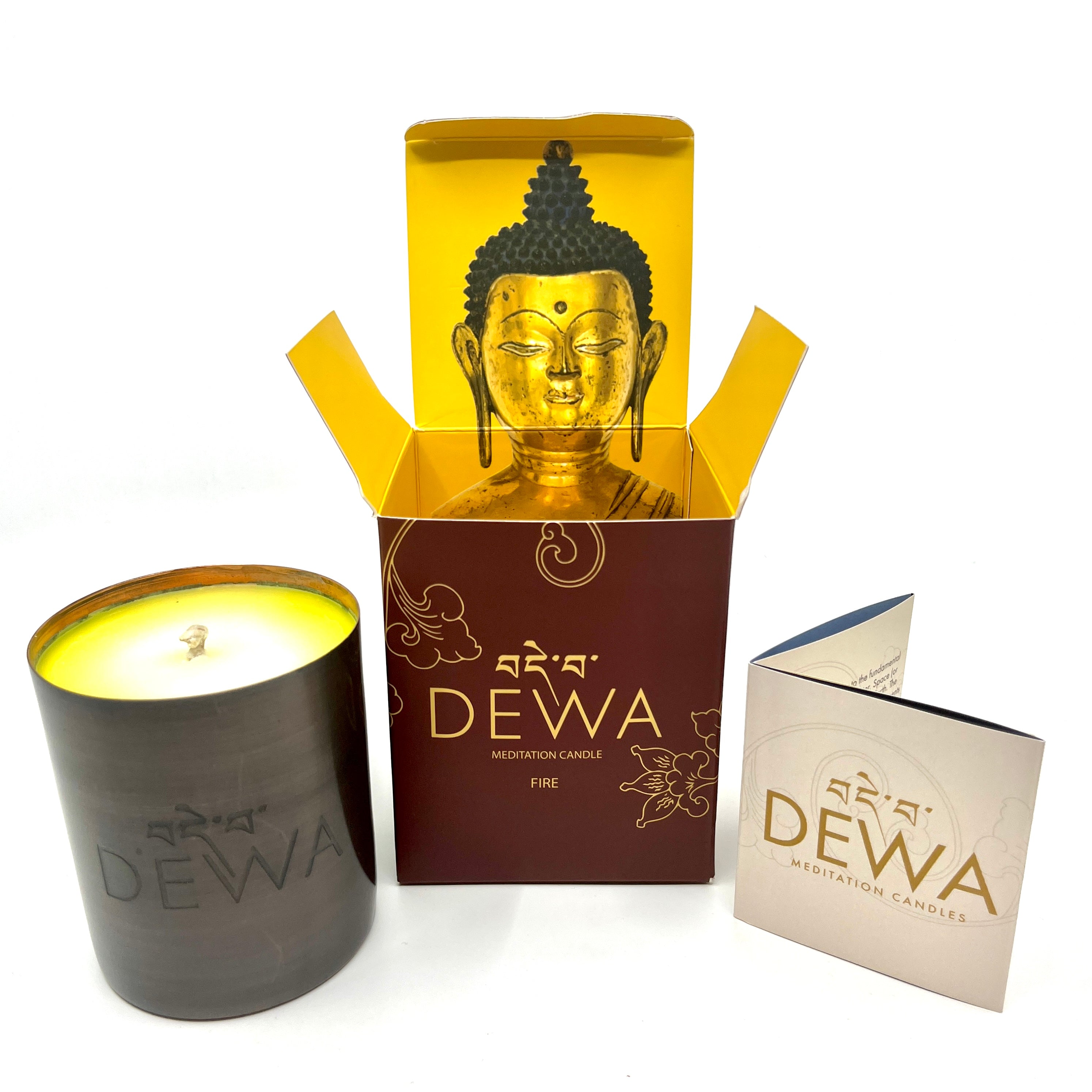 Dewa Candles Fire Large Candle - Tibet House US | TIBET HOUSE US NYC