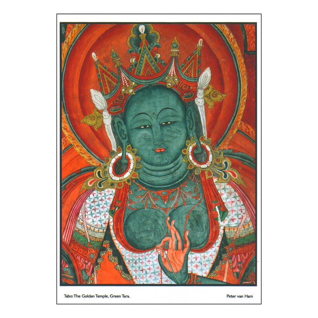 TABO: The Golden Temple, Green Tara Card | TIBET HOUSE US NYC